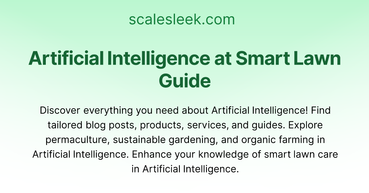 Level Up Your Artificial Intelligence | Scale Sleek