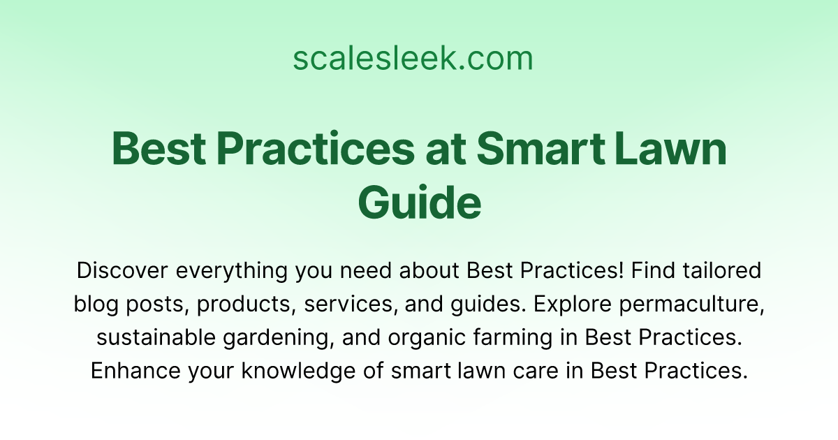Level Up Your Best Practices | Scale Sleek