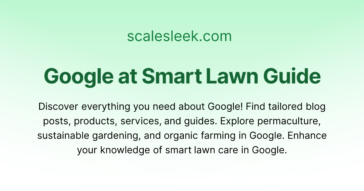 Level Up Your Google | Scale Sleek