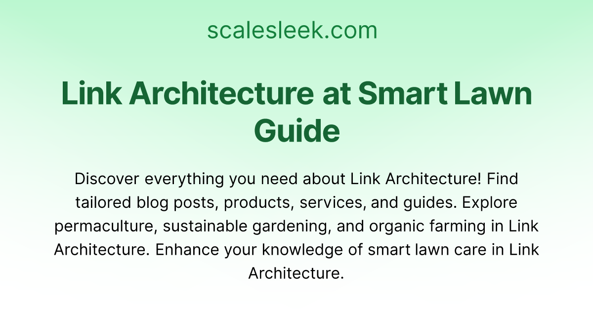 Level Up Your Link Architecture | Scale Sleek