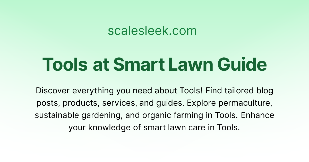 Level Up Your Tools | Scale Sleek