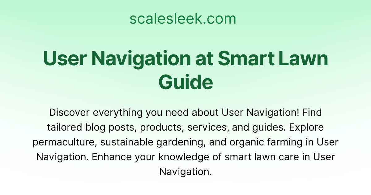 Level Up Your User Navigation | Scale Sleek